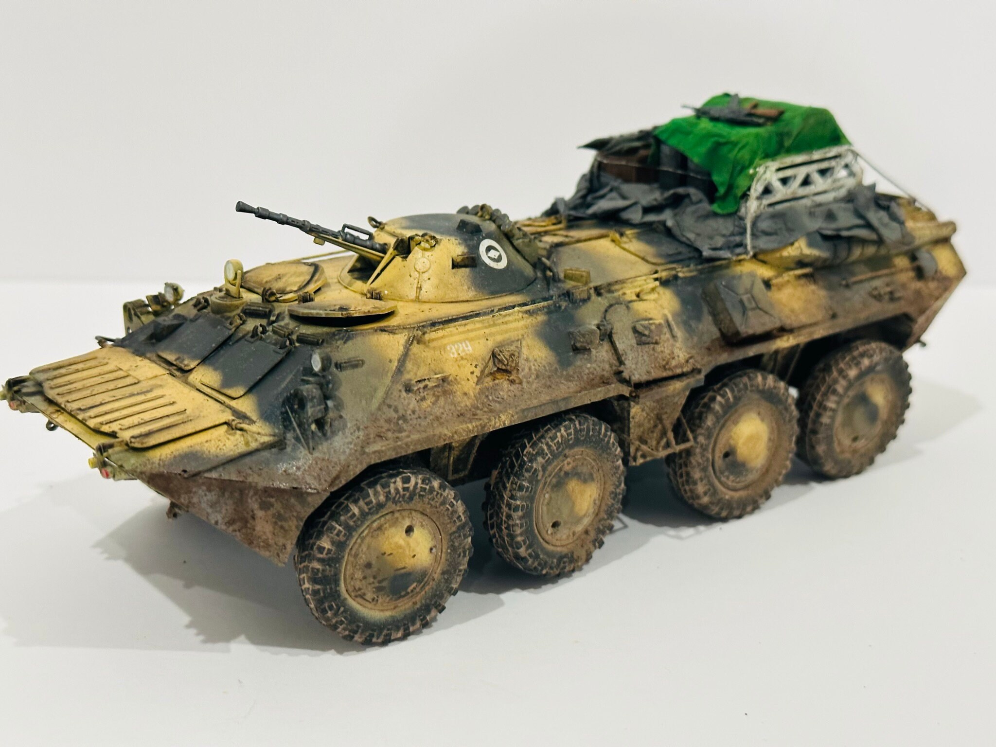 Pro Built 1/35 BTR 70 AFV tank Modern Model Russian Soviet. Painted and ...