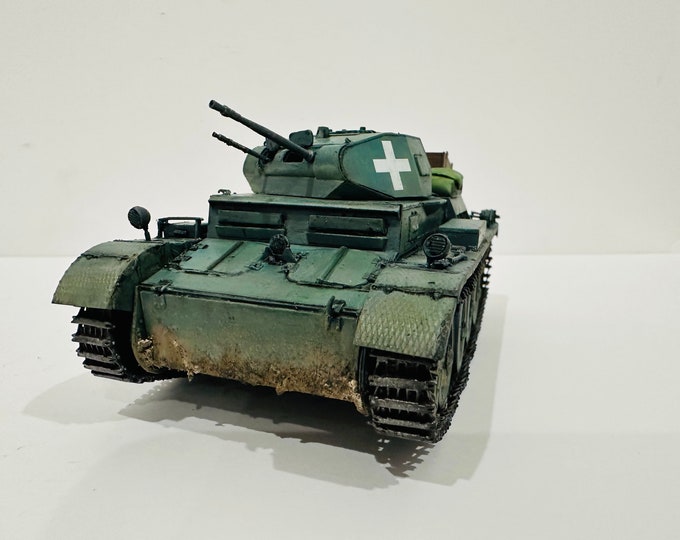FINISHED Pro Built 1/35 Panzer II German Tank Afv WW2 Wwii Model ...