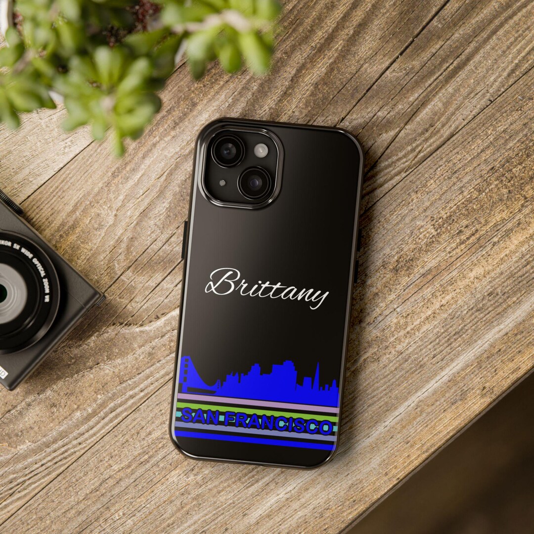 Personalized San Francisco Skyline Phone Case for iPhone 16 15, 14, 13 ...
