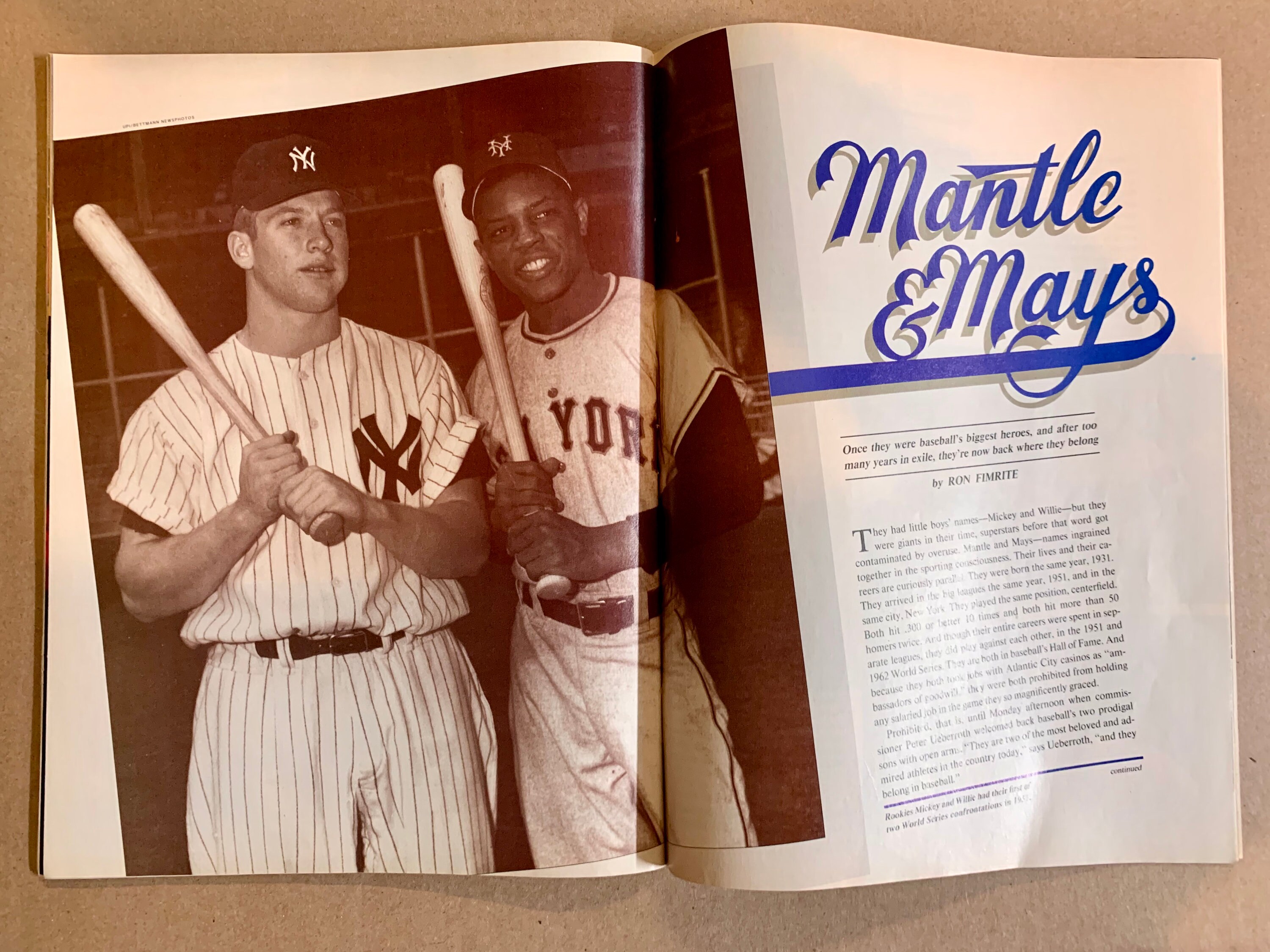 Sports Illustrated Magazine, Willie Mays, Mickey Mantle, Peter ...