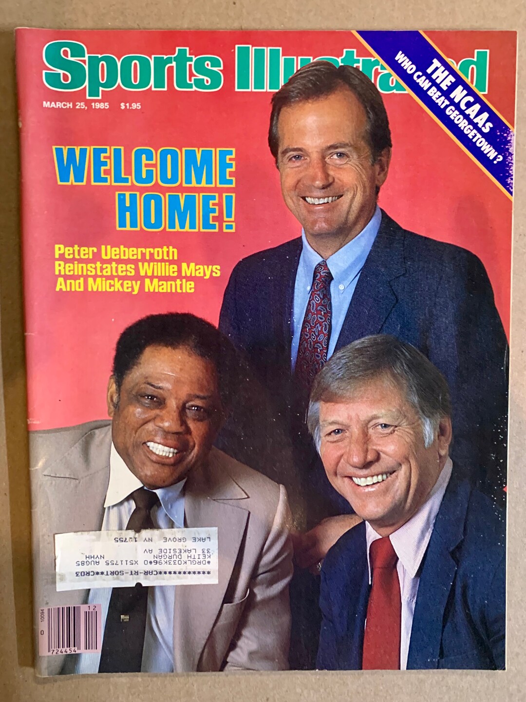 Sports Illustrated Magazine, Willie Mays, Mickey Mantle, Peter ...