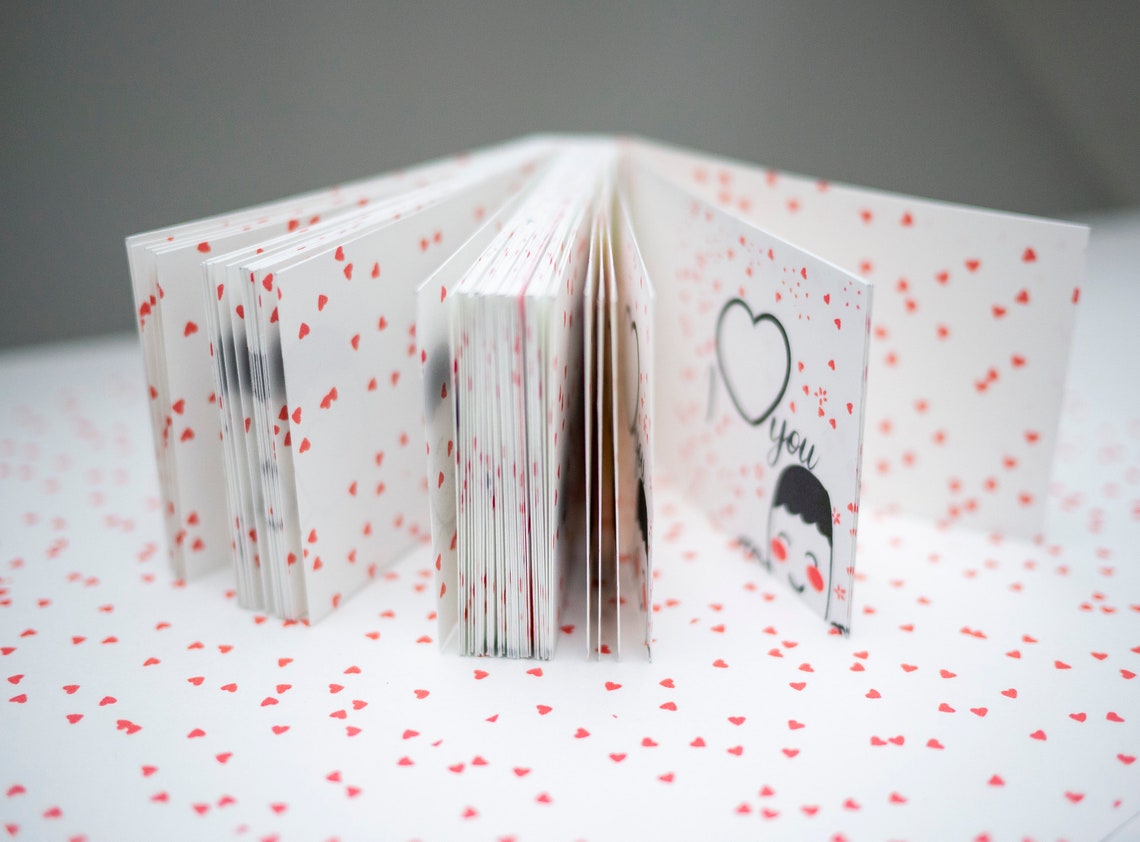 Love Animated Flipbook - Etsy