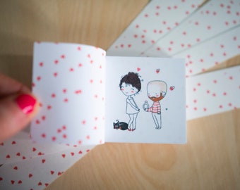 Tiny Love Flip Book/ I Love You Flipbook/ Animation Book/ - Etsy