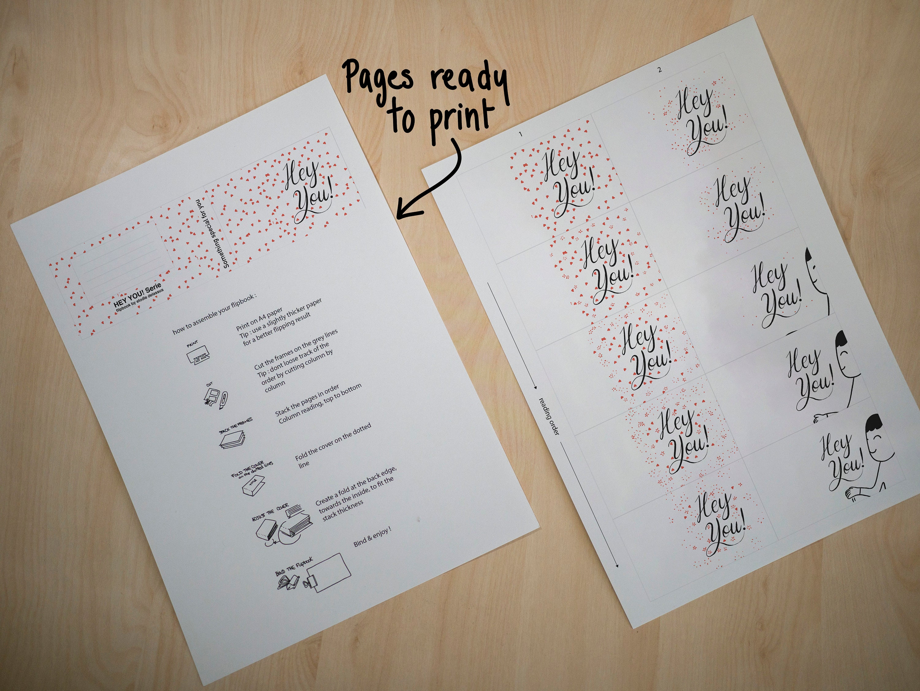 Love ! Animated Flipbook - Etsy