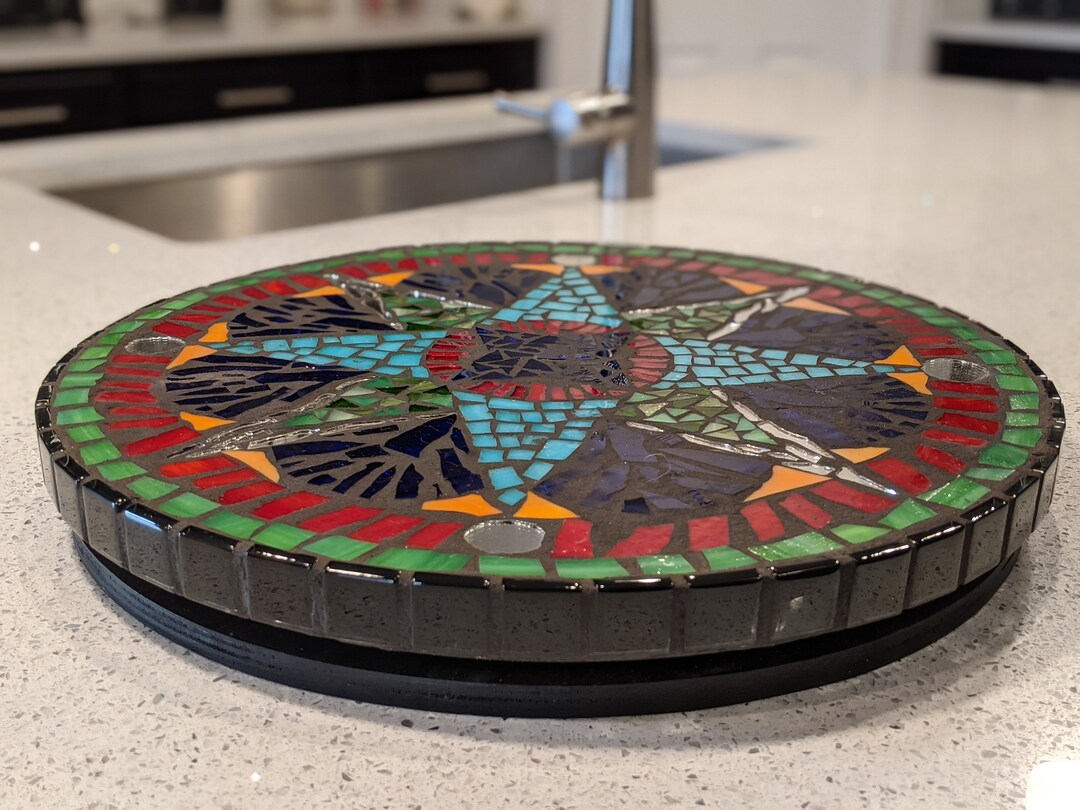Mosaic Mandala Turntable - Etsy