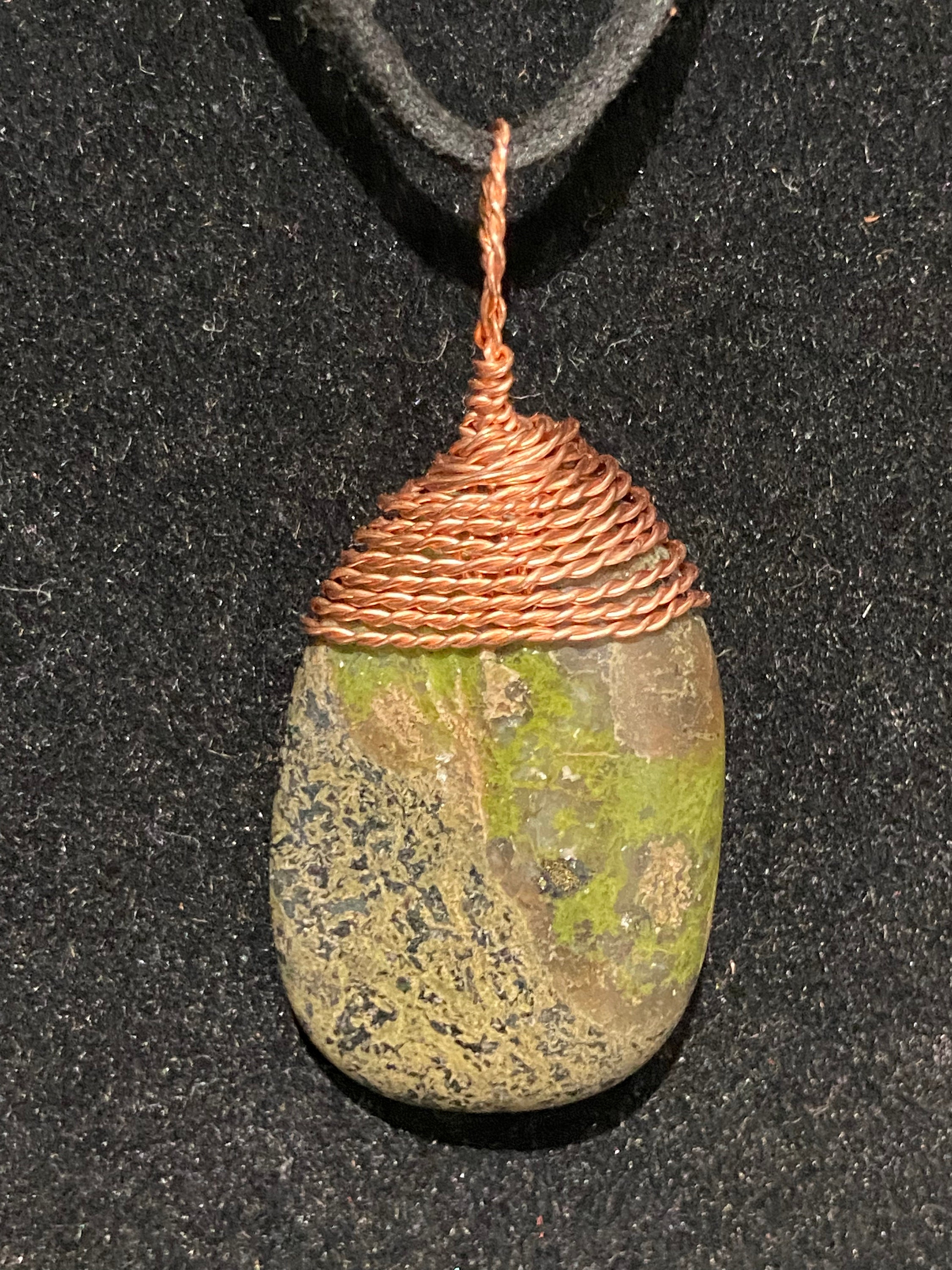 Lake Superior Hand Polished Black and Green Stone With Spec of Pyrite ...