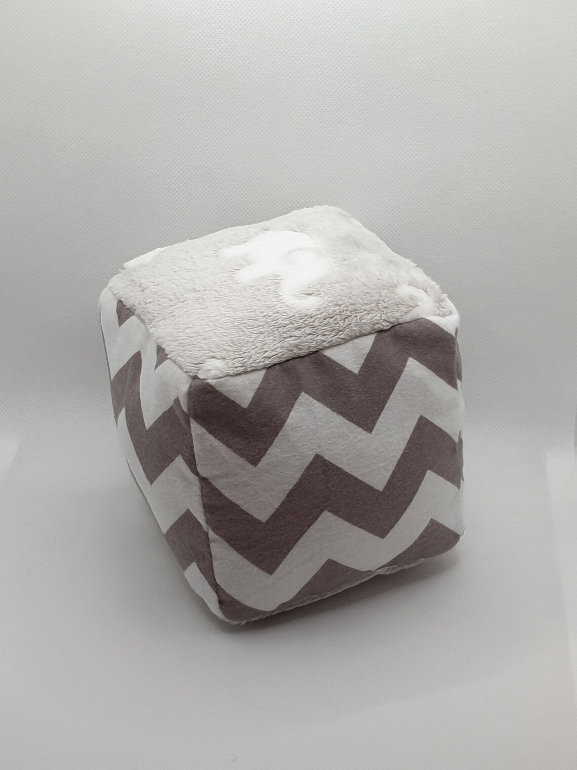 Sensory rattle cube, plush cube, fabric block, baby block, nursery soft ...