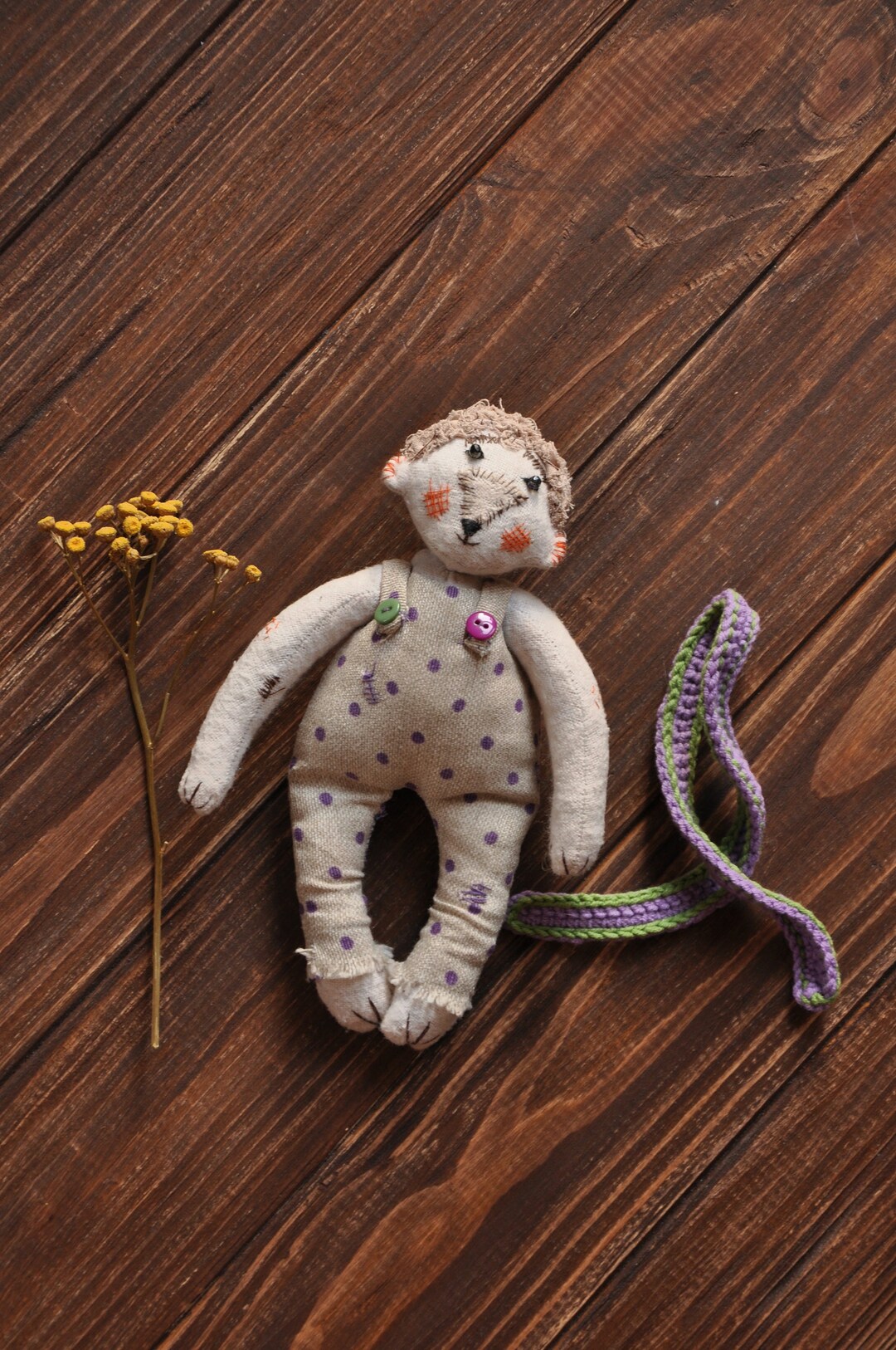 Hedgehog Rag Doll, Hedgehog Plush Toy, Forest Animals Tiny Figurines ...