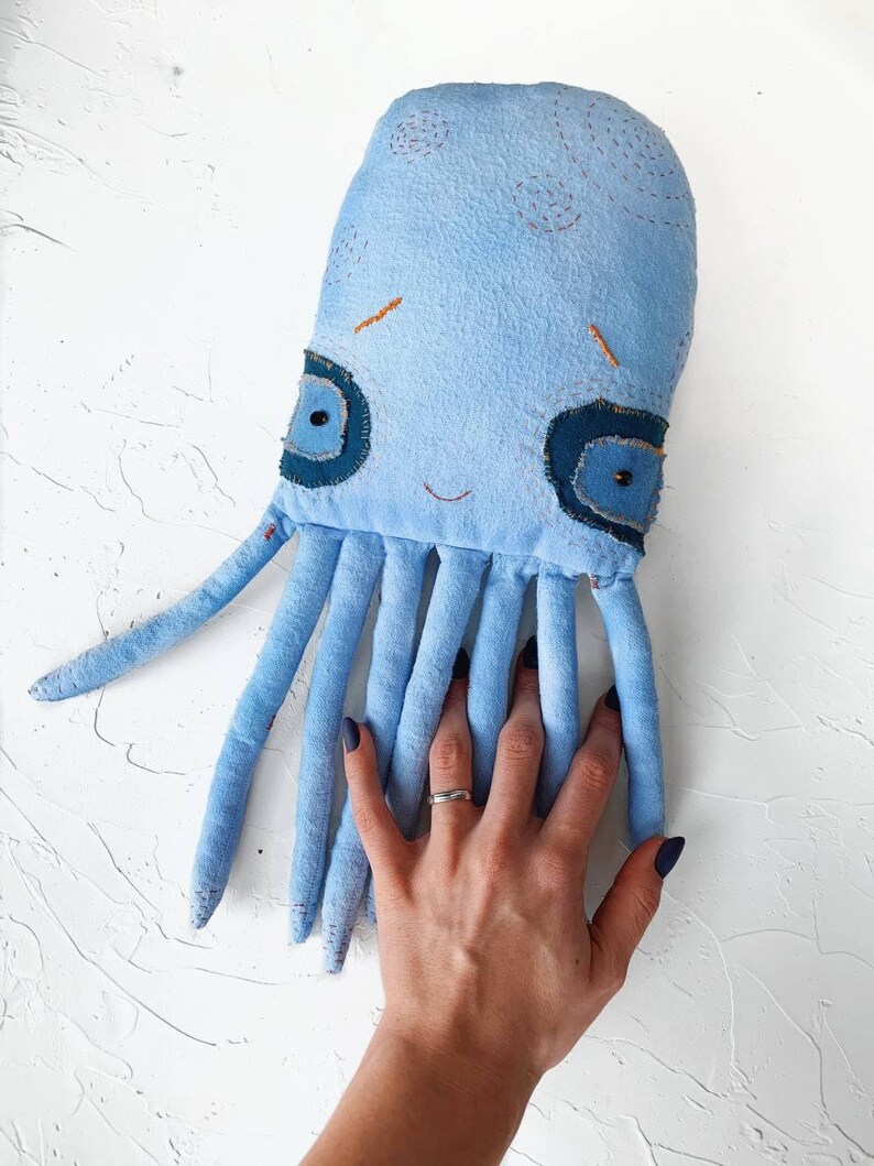 Octopus Plush, Deep Sea Plush, Animal Pillow Octopus Sculpture, Giant ...