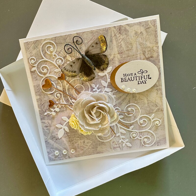 Elegant Wedding Card - Etsy