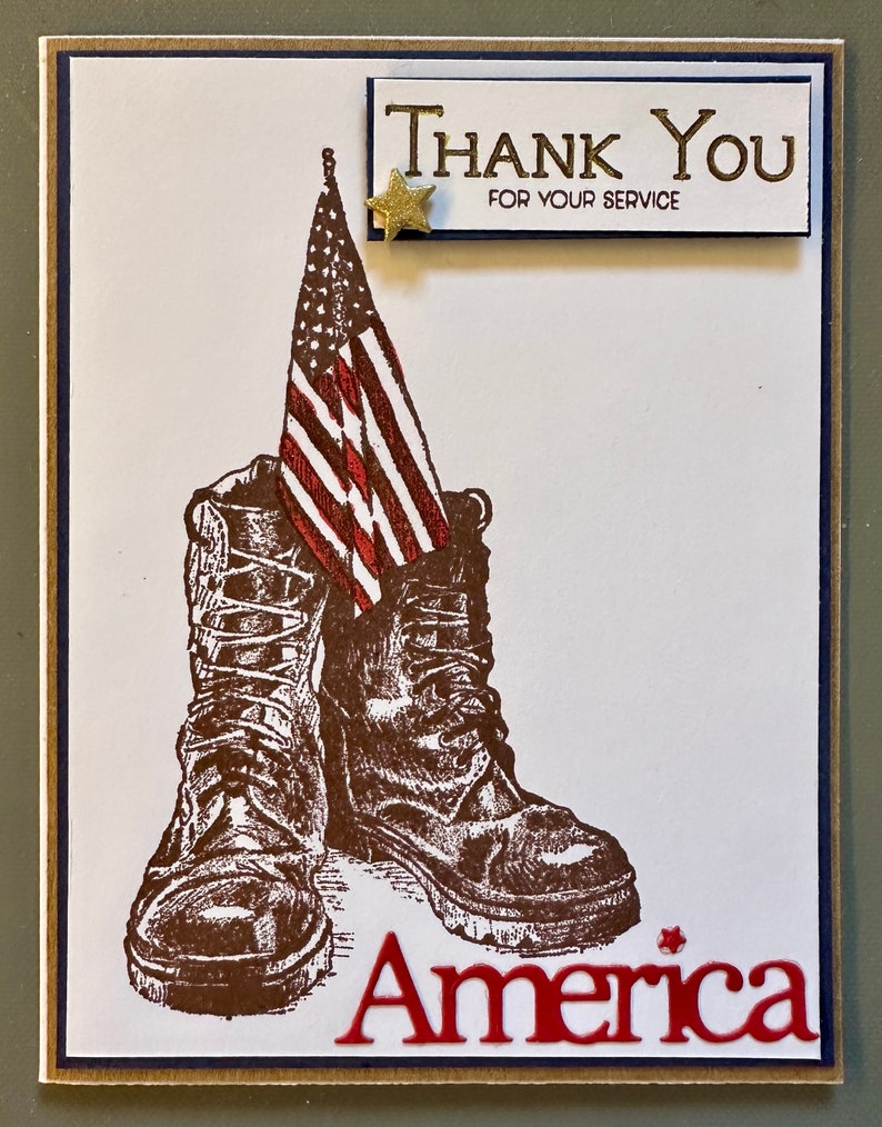Thank You for Your Service Card - Etsy
