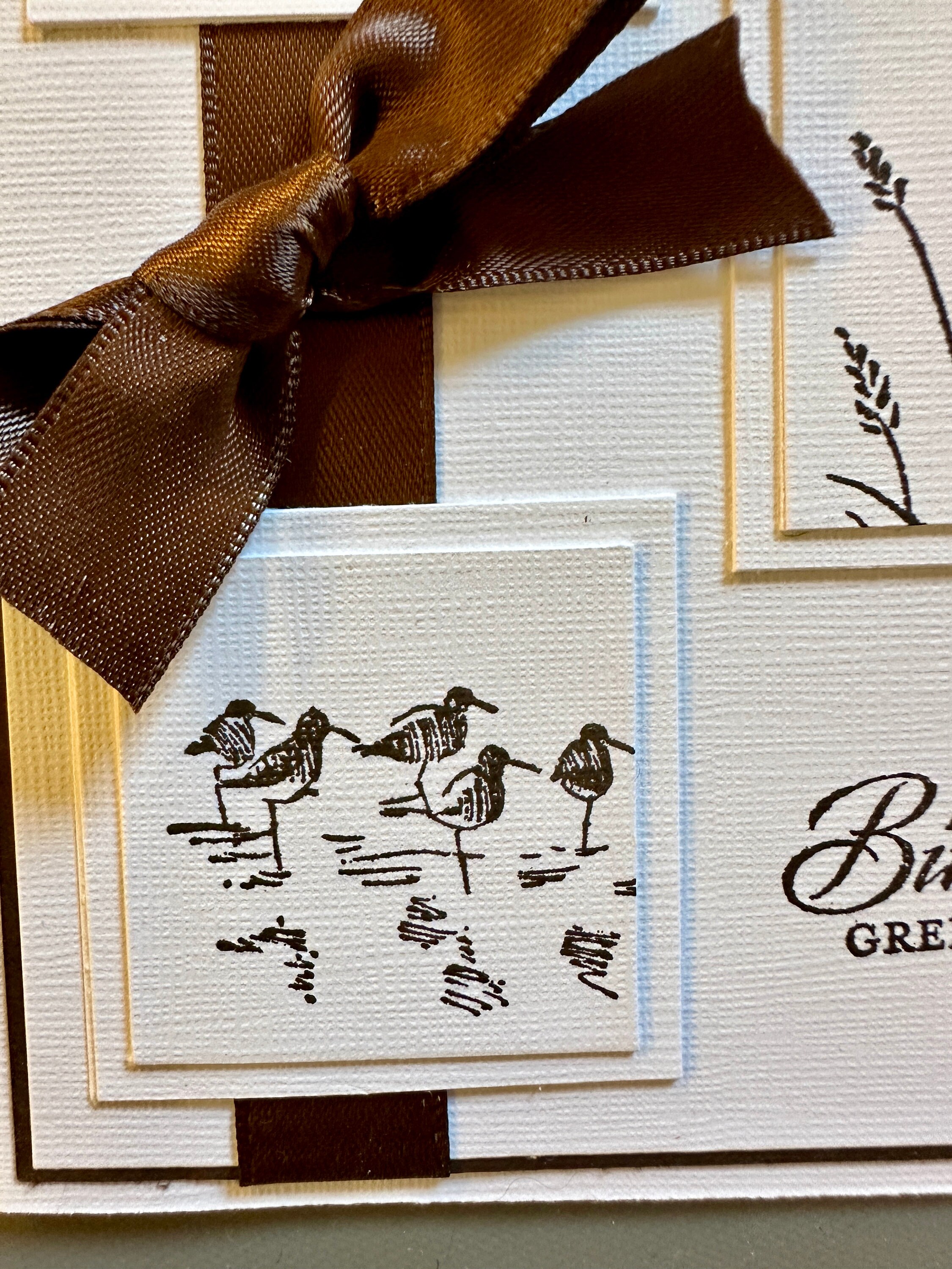 Birthday Greetings Linen Card - Etsy