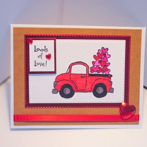 Truckload of Love Valentine Card - Etsy