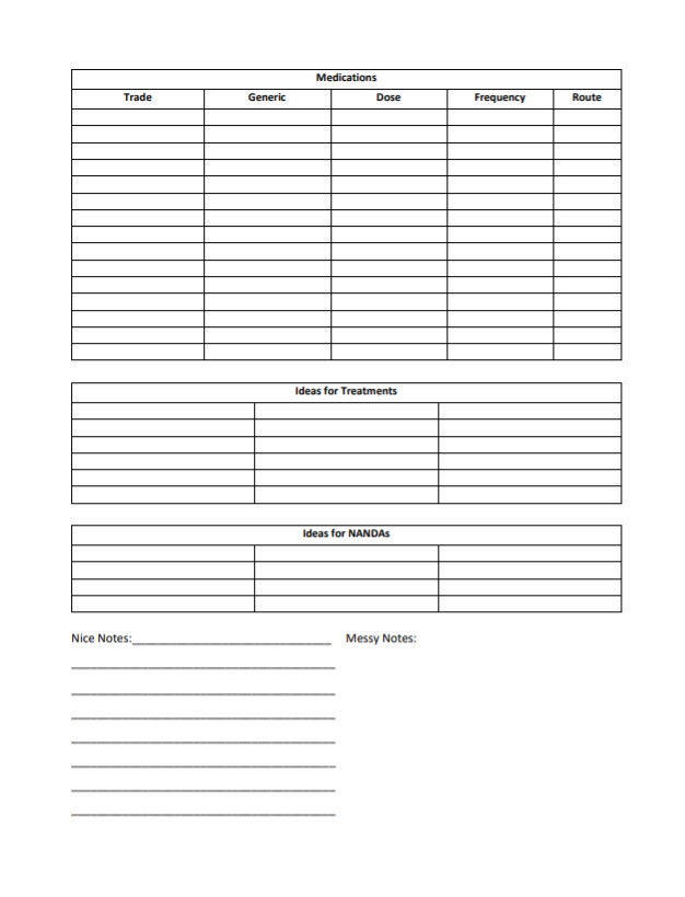 Clinical Worksheet - Everything You Will Need to Complete Your ...