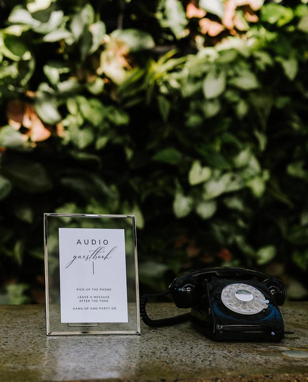 Minimalist Audio Guest Book Sign | Editable Canva Template | Wedding ...