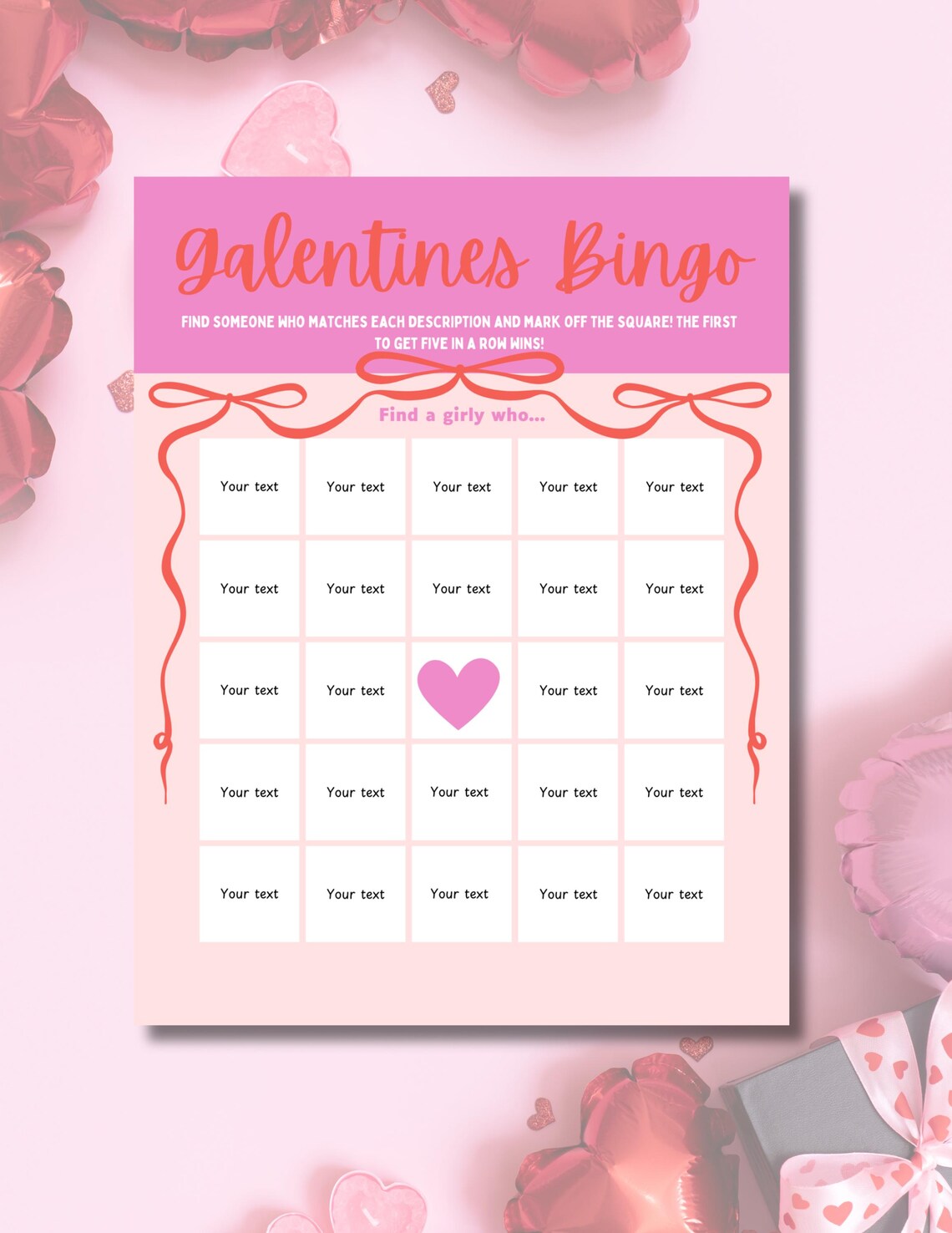 Printable Valentine’s Day Games | Galentine’s Party Games | Fun ...