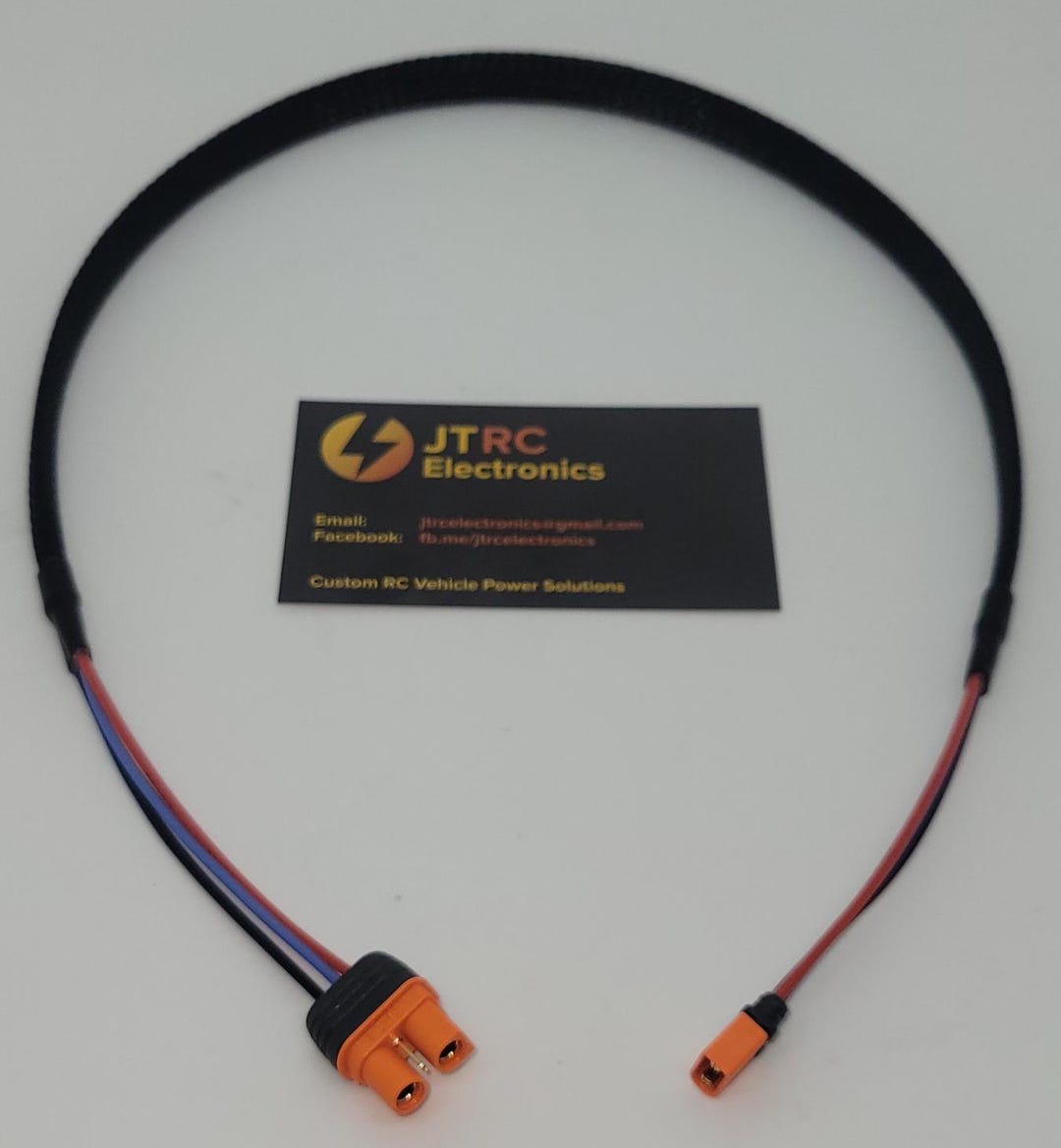 JTRC Charge Lead Losi Mini-b Grom Spektrum G2 Adapter IC3 Battery / IC2 ...