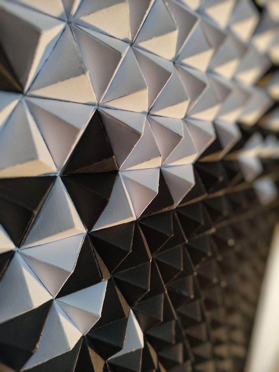 Origami Wall Art Triangle Wall Art Paper Decoration Minimal Decoration ...