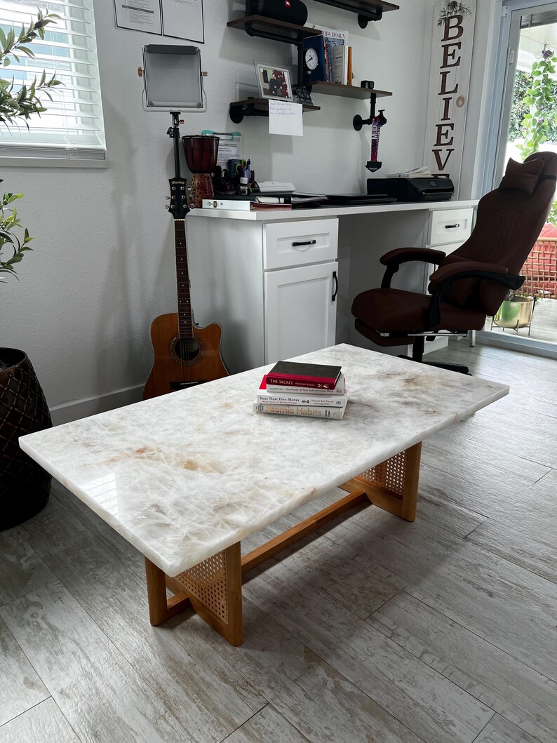 Cristallo Quartzite Coffee Table - Etsy