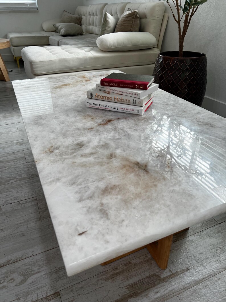 Cristallo Quartzite Coffee Table - Etsy