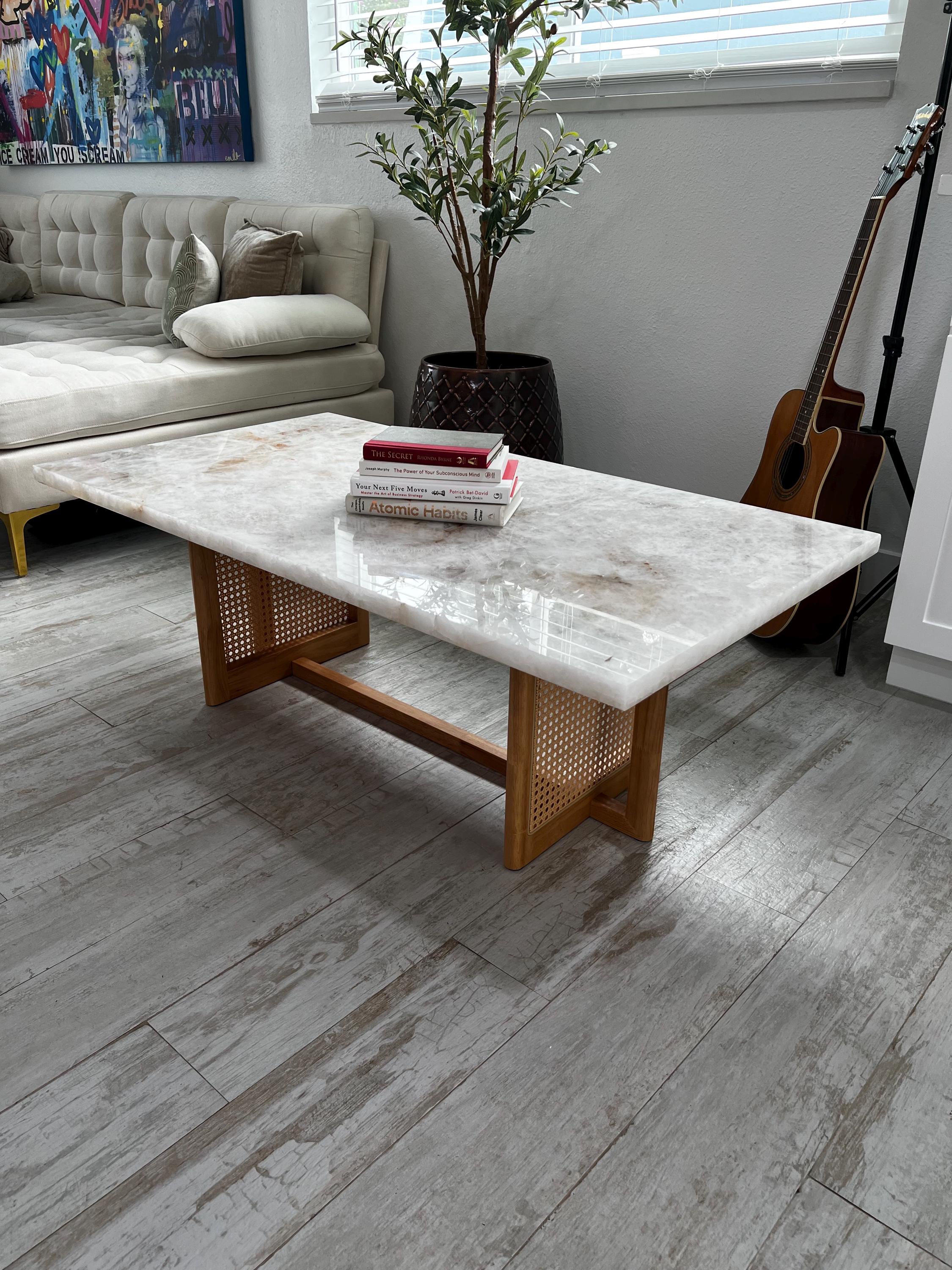 Cristallo Quartzite Coffee Table - Etsy