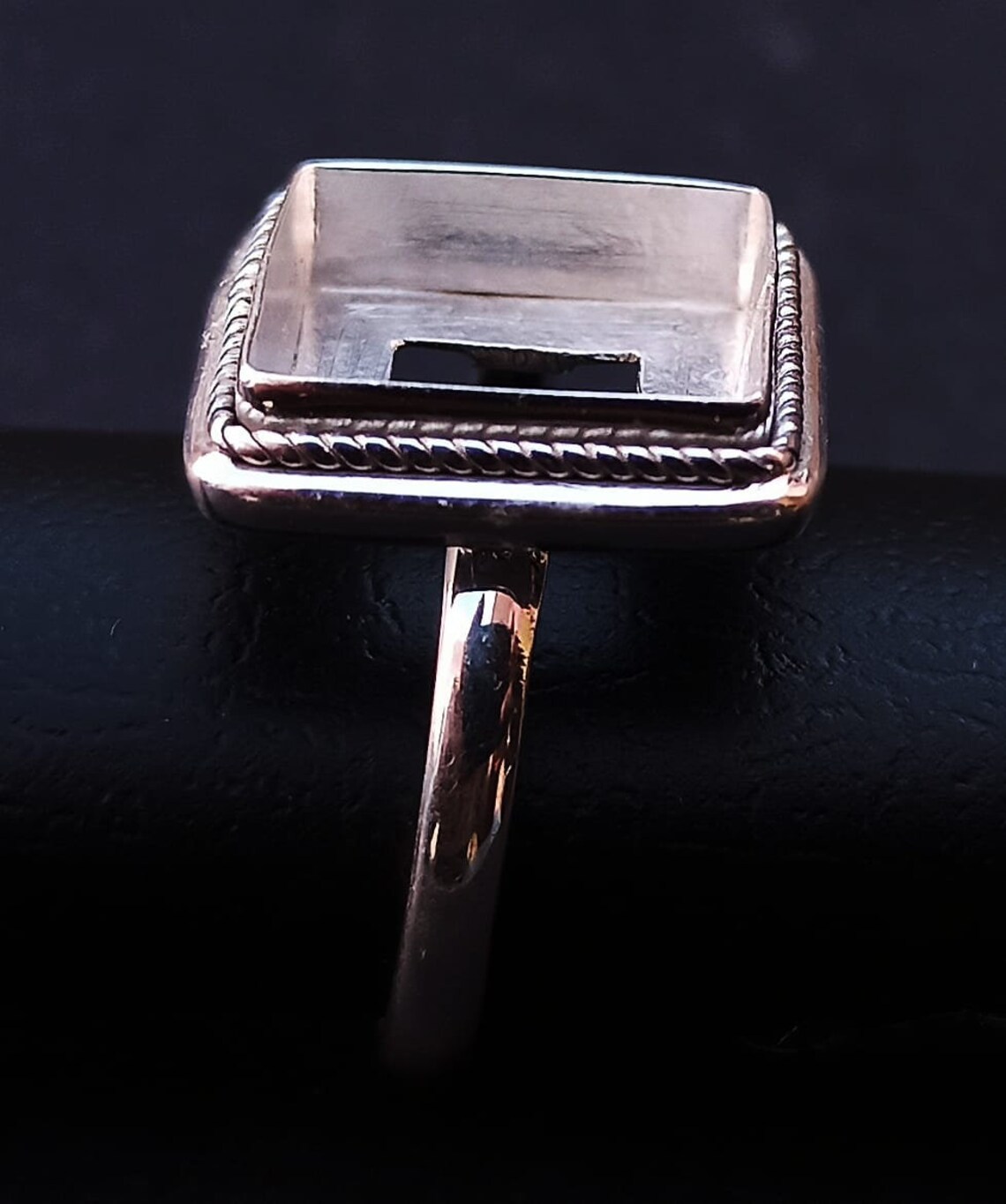 4mm to 30mm Square Designer Wire Ring 2mm Deep Bezel,good for Resin ...