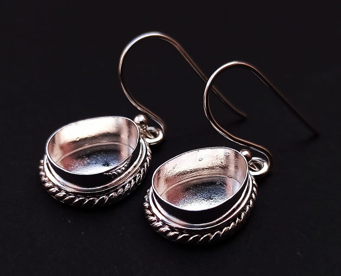 Fancy Shape 2mm Deep Designer Bezel Earringfor Resin Work & | Etsy