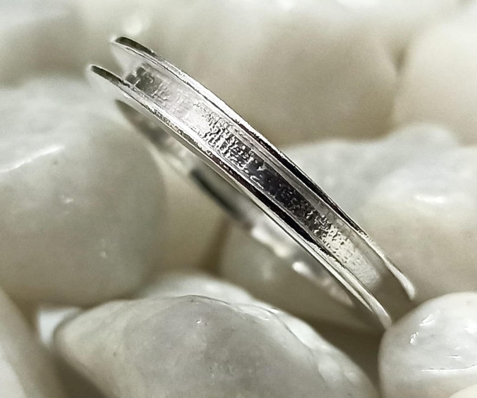 925 Sterling Silver 3 Mm Wide Edge Ring Good for Resin - Etsy