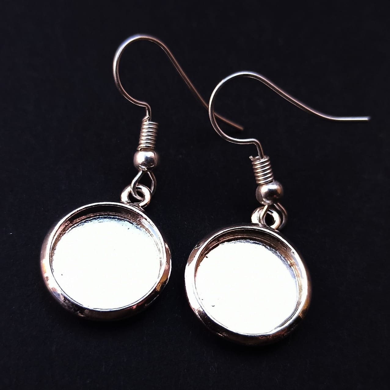 3mm to 25mm Round Shape Thick Blank Bezel Earrings,for Resin Work ...