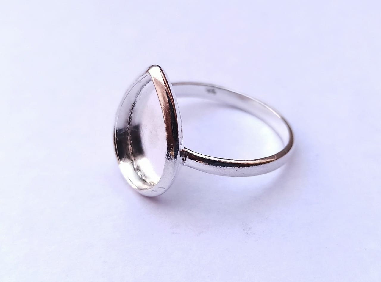 4x6 to 21x14 Pear Shape Thick Bezel Ring 2mm Deep Bezelgood - Etsy