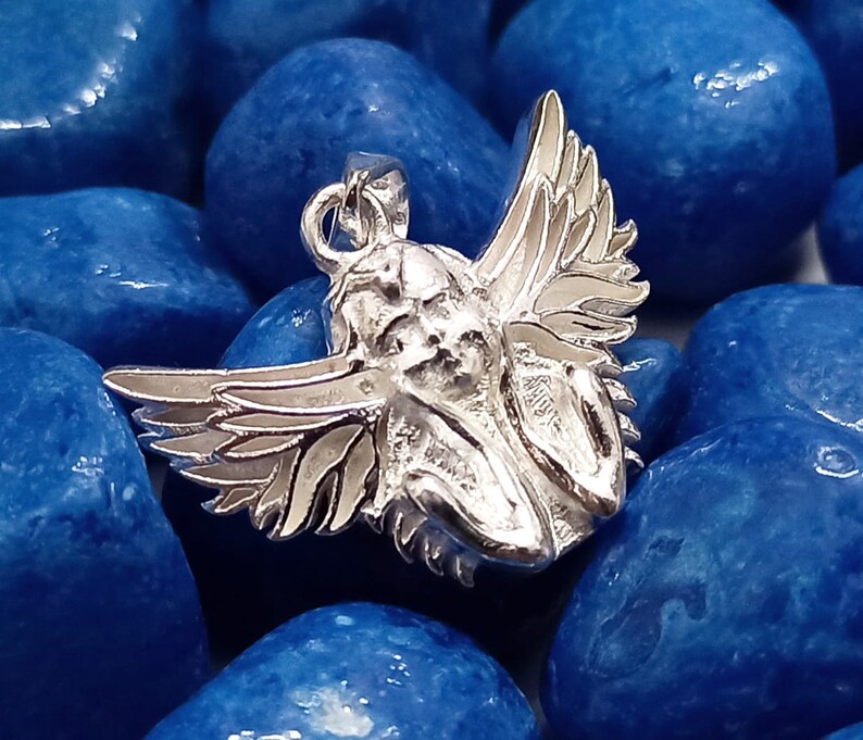 The Lovely Angel Pendant With Tiny Spaces on Feathers for Resin Work ...