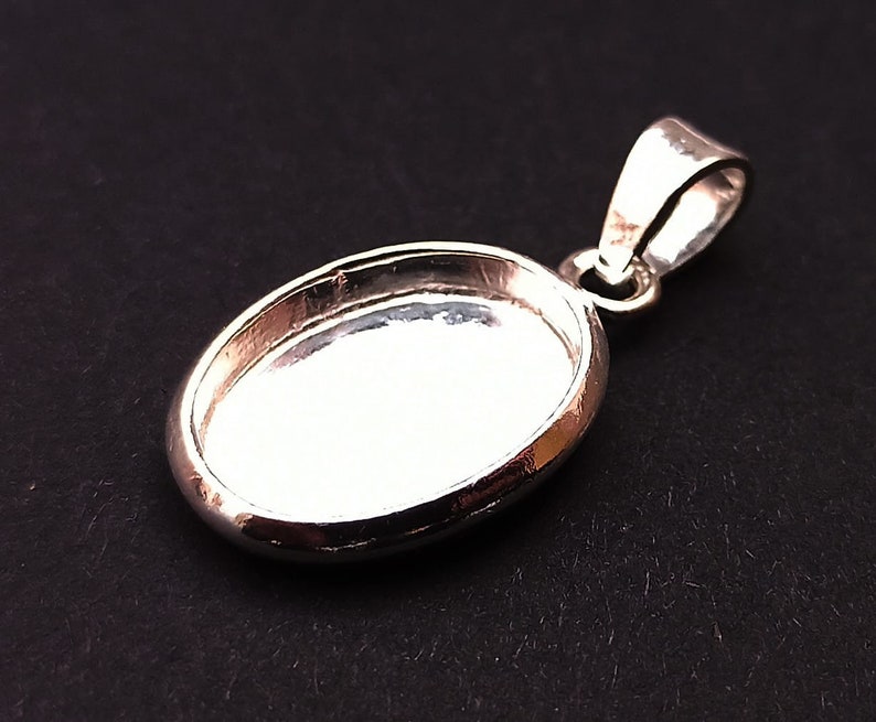 4x6 to 21x14mm Oval 2mm Deep Thick Bezel Pendant,for Resin Work ...