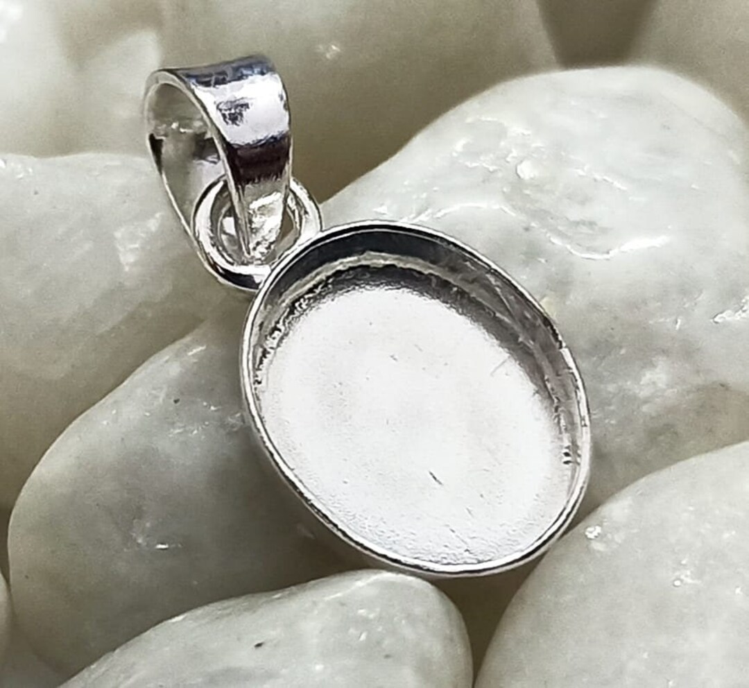 4x6 to 21x14 Oval Plain Bezel Pendant 2mm Deep Bezel,good for Resin ...