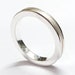 925 Sterling Silver 3 Mm Wide Edge Ring Good for Resin - Etsy