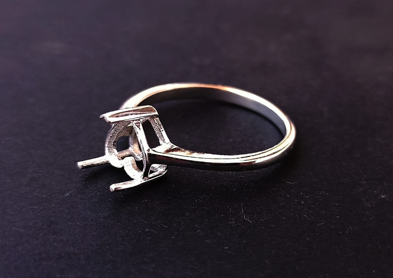 5mm to 15mm Heart Shape Prong Bezel ringfor GemStone | Etsy