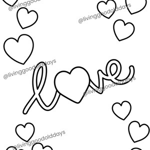 Printable Valentine Coloring Pages, Valentine's Day, Valentine's Crafts ...