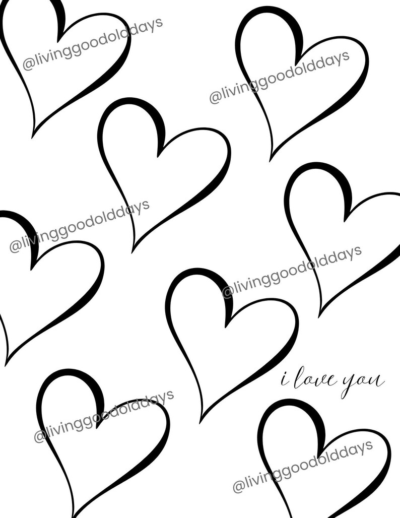 Printable Valentine Coloring Pages, Valentine's Day, Valentine's Crafts ...