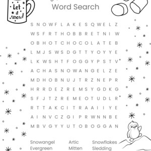 BUNDLE OF 3 Printable Holiday Word Searches, Stocking Stuffers, Holiday ...