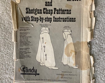 Kids Chaps Pattern - Etsy