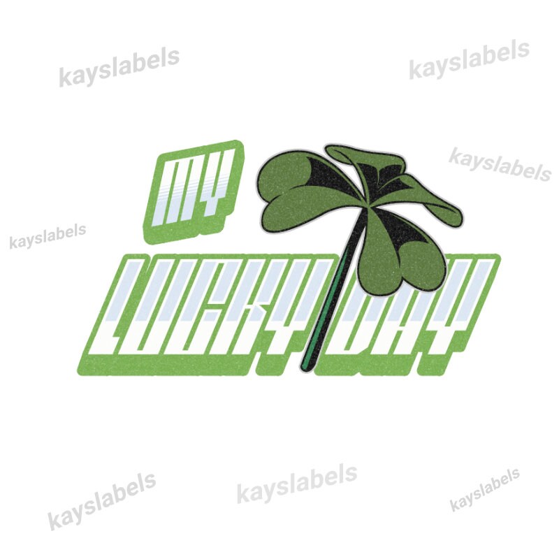 My Lucky Day PNG, Cute Logo for Shirts, Totes, Hats and Etc - Etsy