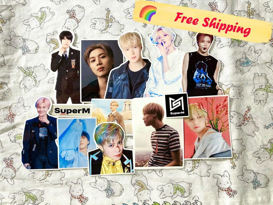 13 Stück Taemin Lee Sticker Set SuperM SHINee / wasserfester Aufkleber ...