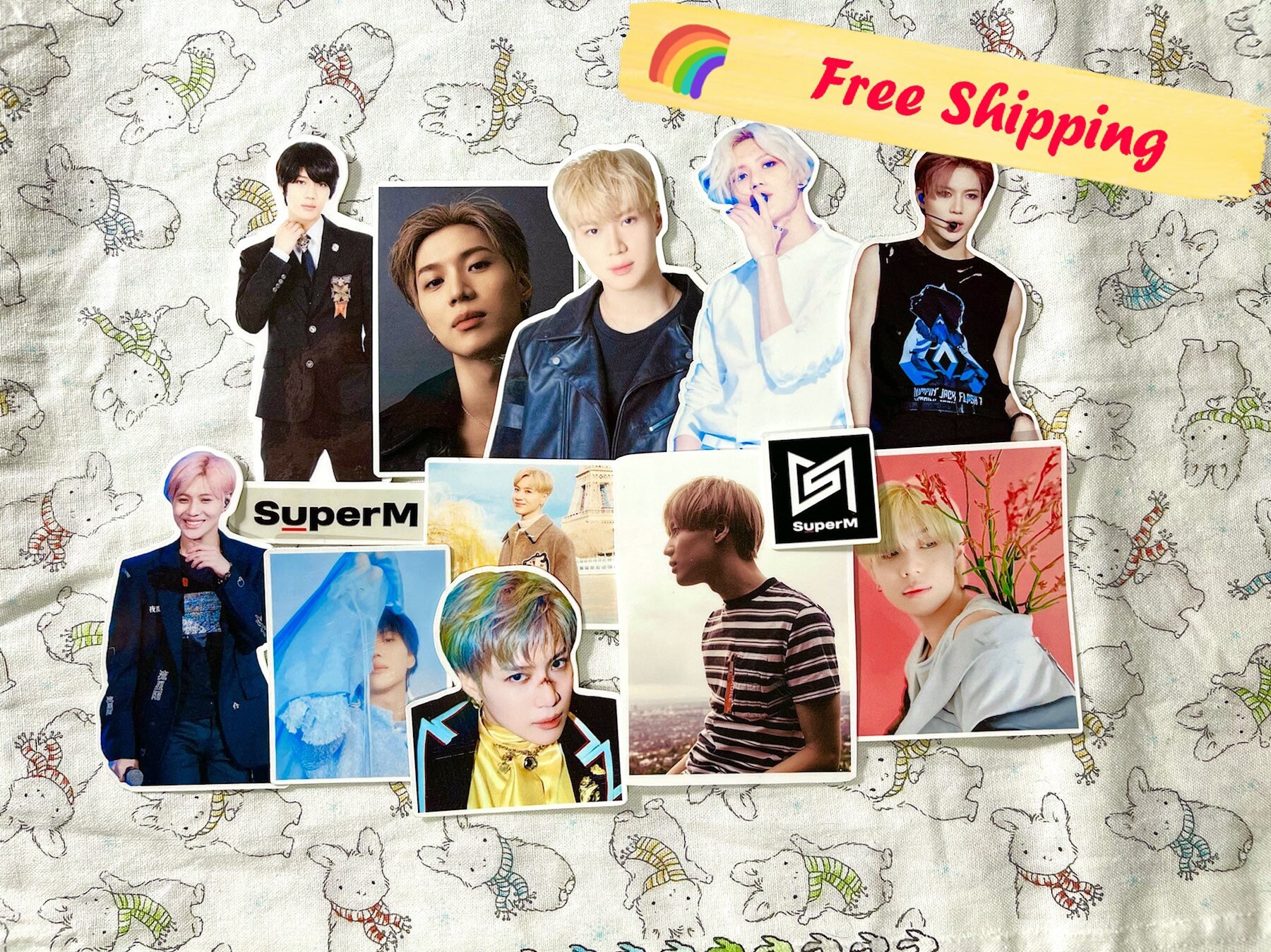 SHINEE All Members Sticker Set / Shinee / Waterproof Sticker / - Etsy UK