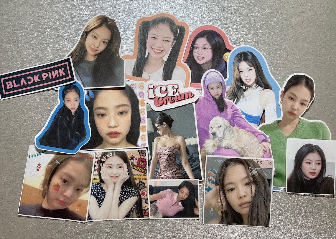 16pcs Jennie Blackpink Stickers Set / Waterproof Sticker - Etsy