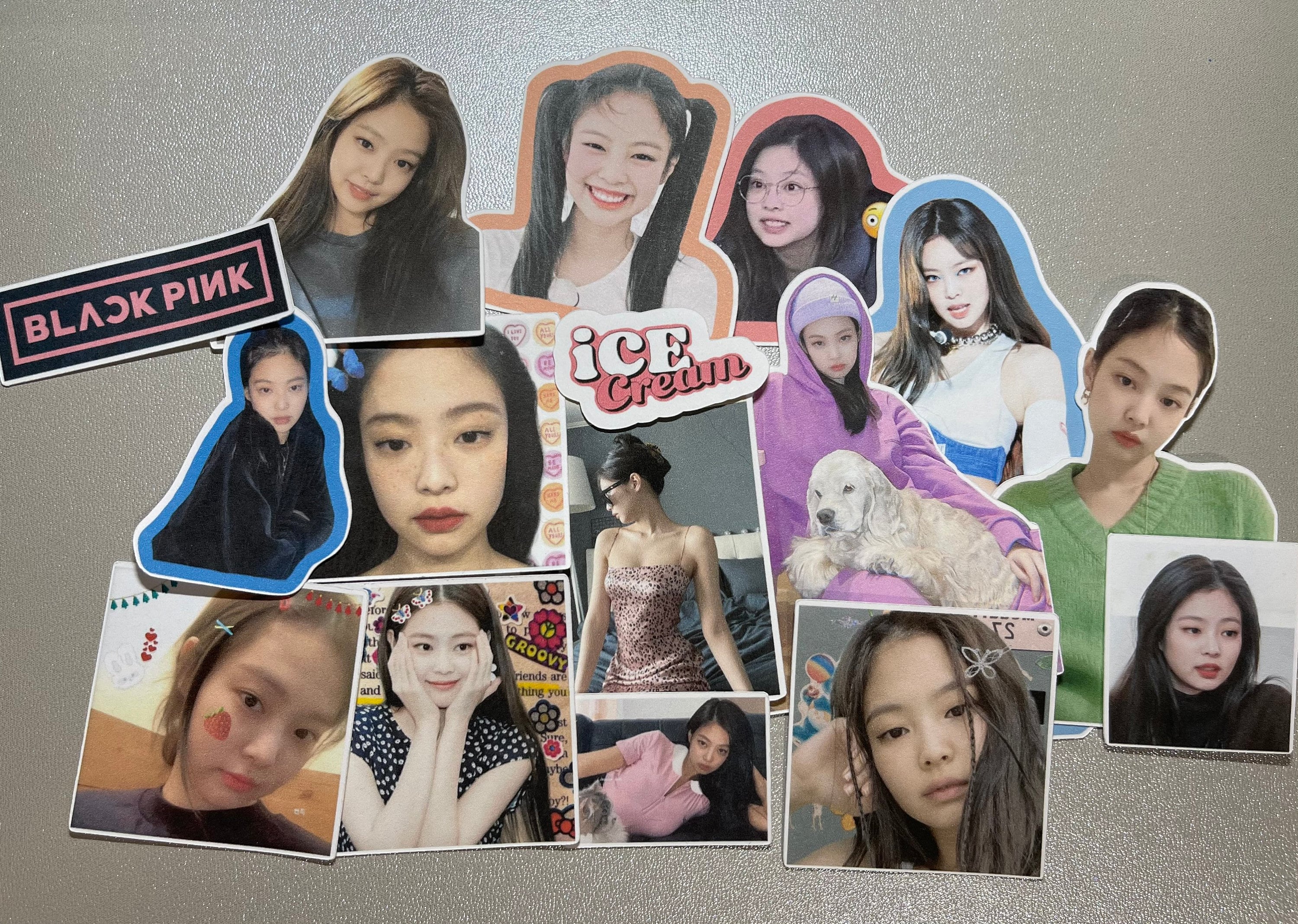 16pcs Jennie Blackpink Stickers Set / Waterproof Sticker - Etsy