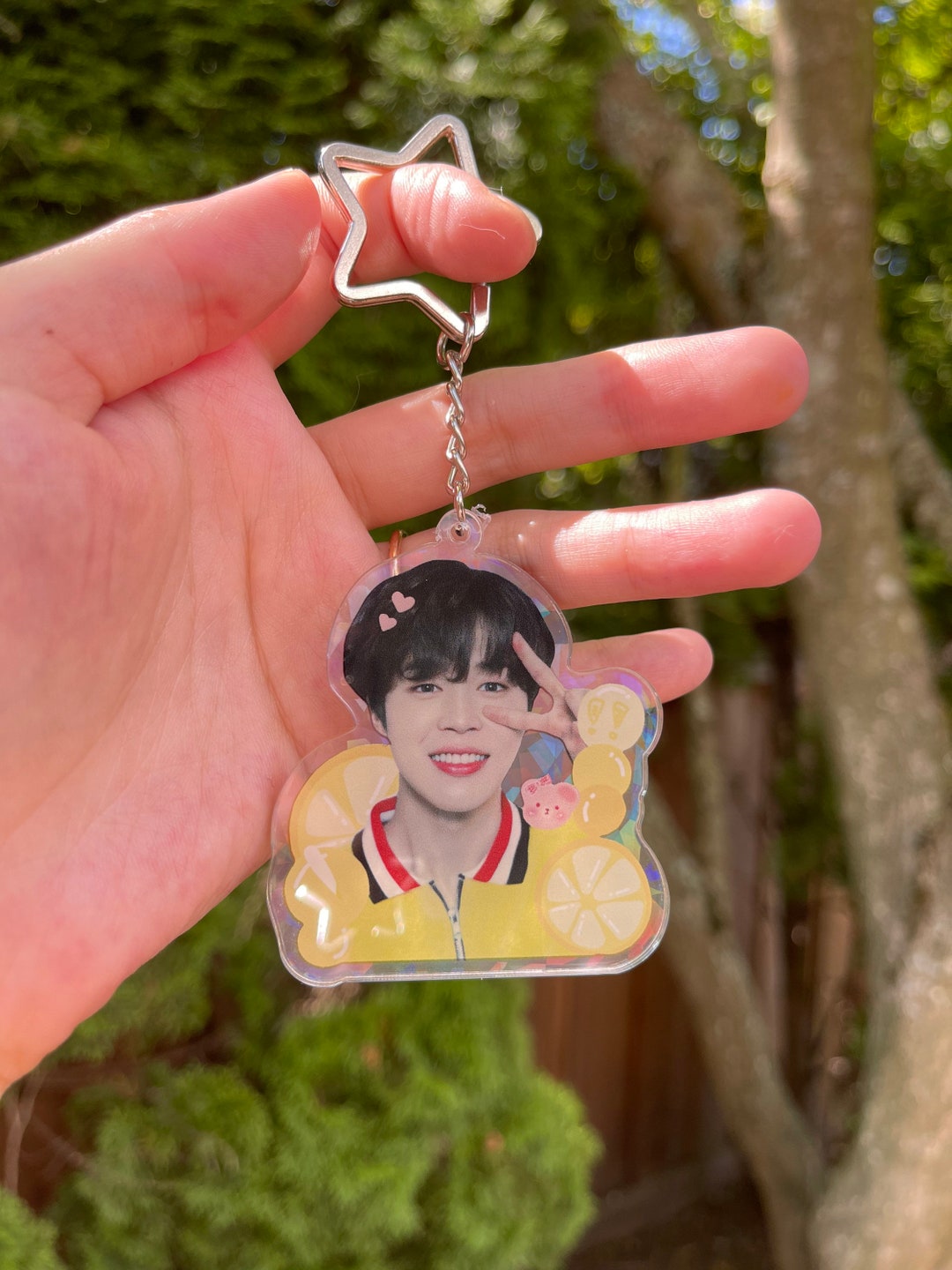 Jimin Keychain Holographic/ Bts / Kpop - Etsy