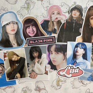 14pcs Lisa Blackpink Stickers Set / Waterproof Sticker - Etsy