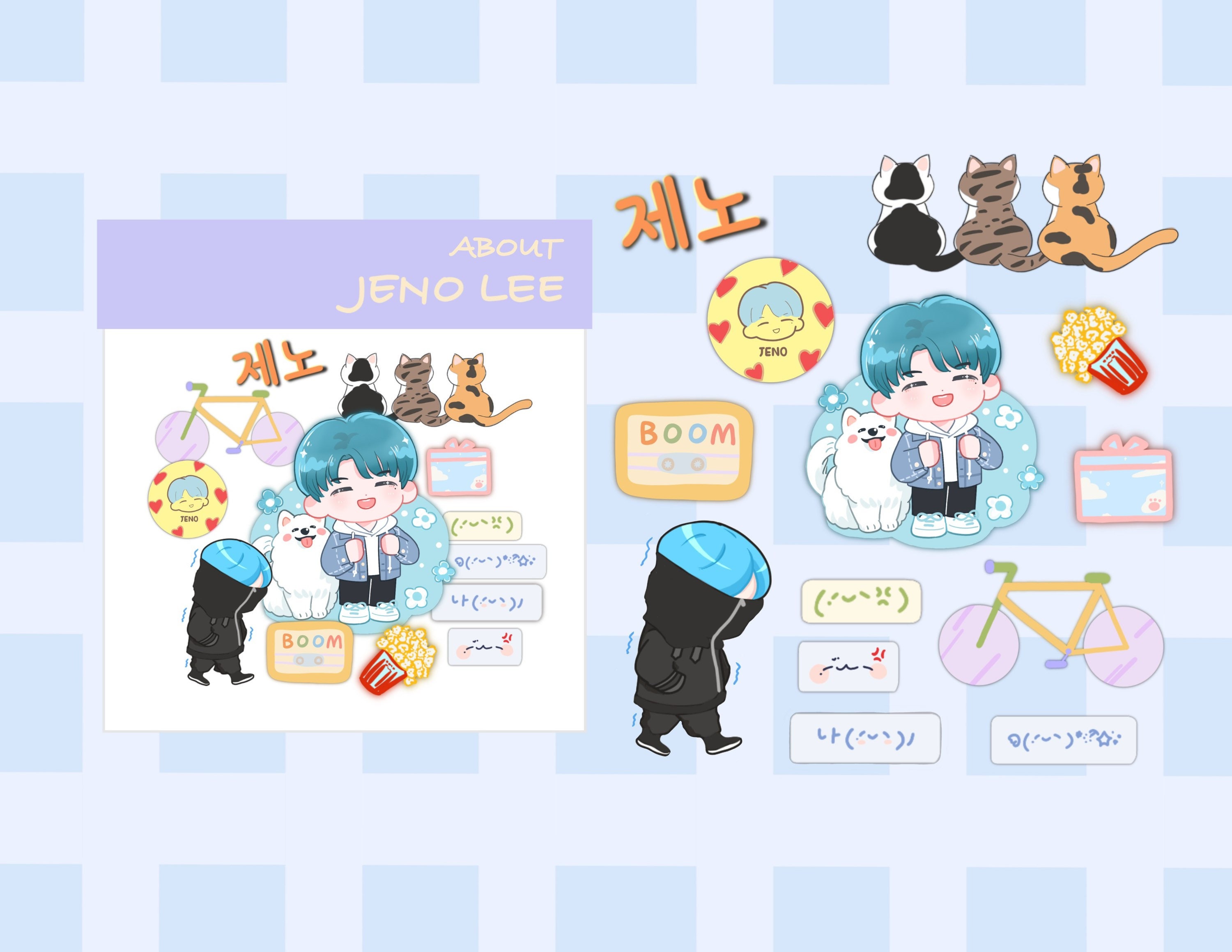 NCT Jeno Lee Stickers / NCT DREAM / Jeno Details/ Sticker Set - Etsy ...