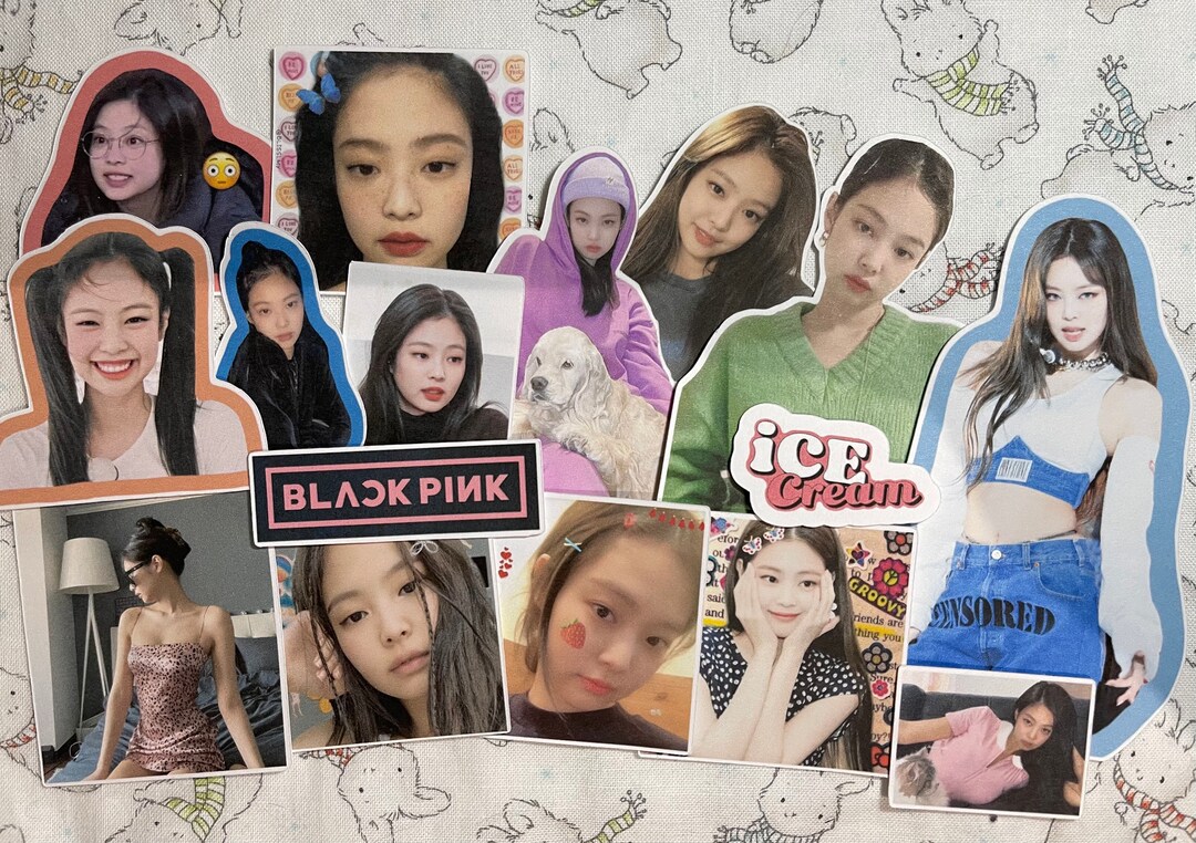 16pcs Jennie Blackpink Stickers Set / Waterproof Sticker - Etsy