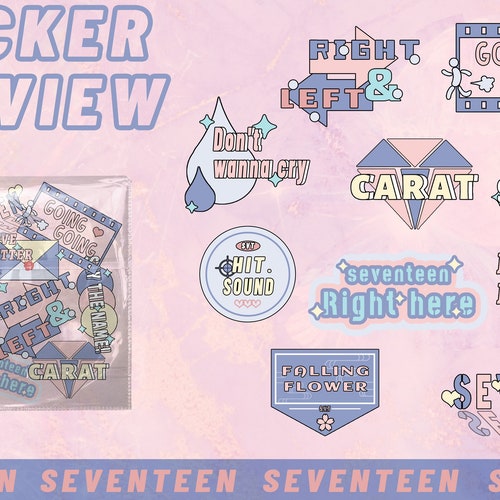 Seventeen Kpop Decal - Etsy
