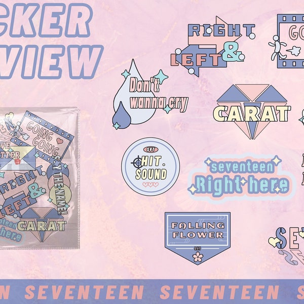 Kpop Seventeen - Etsy